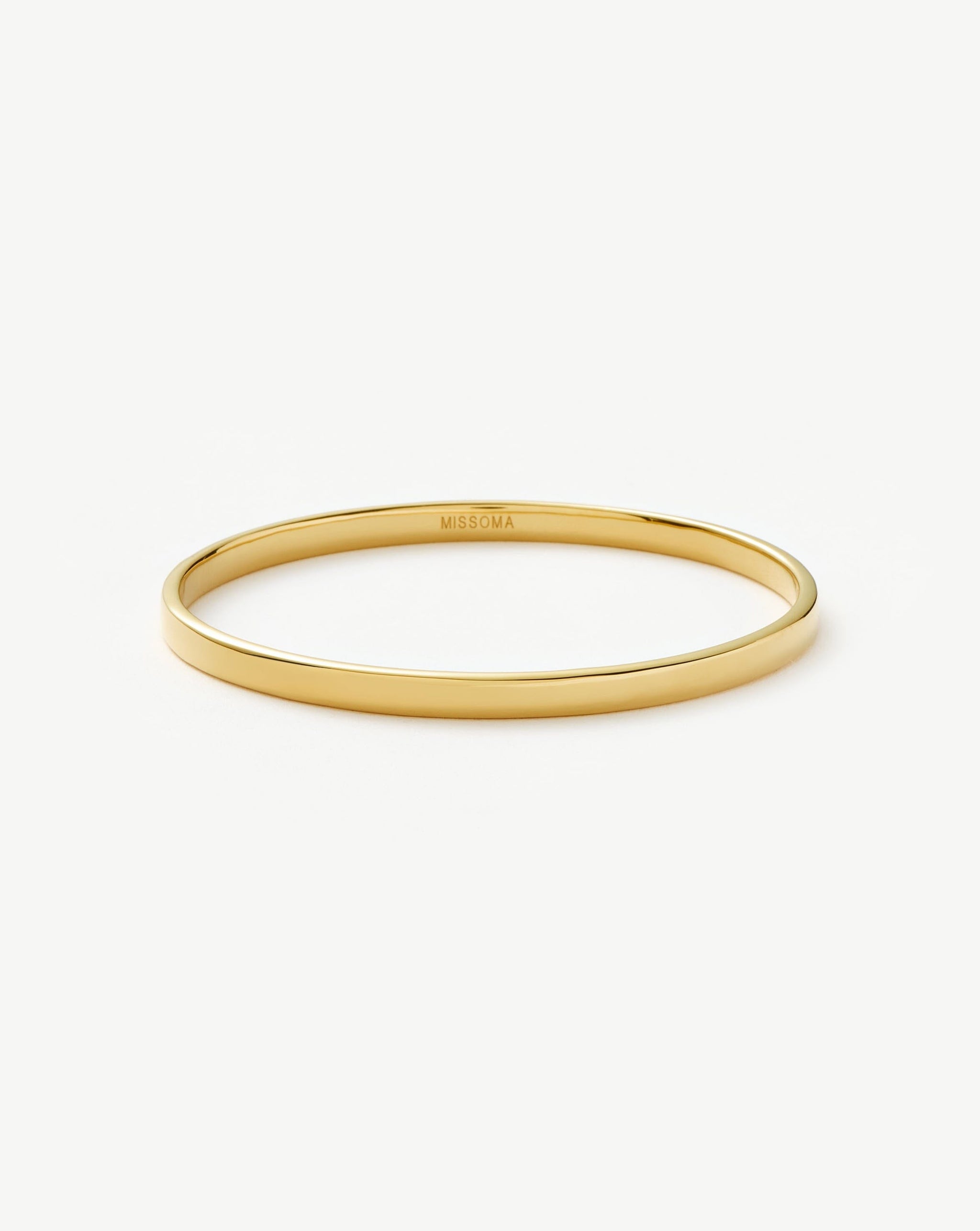 Classic Round Bangle - Gold | Missoma US