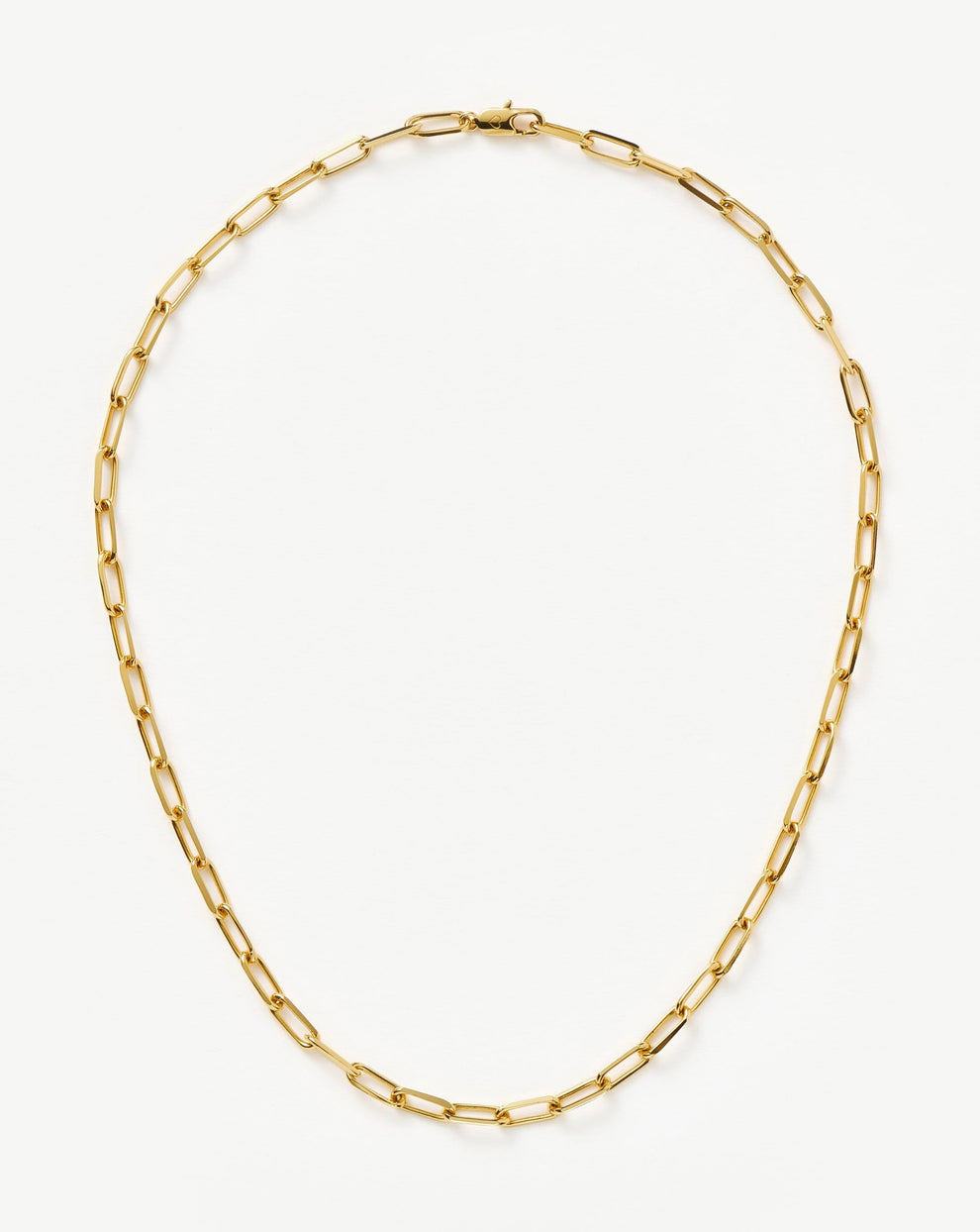 Classic Mini Short Paperclip Gold Chain Necklace | Missoma US