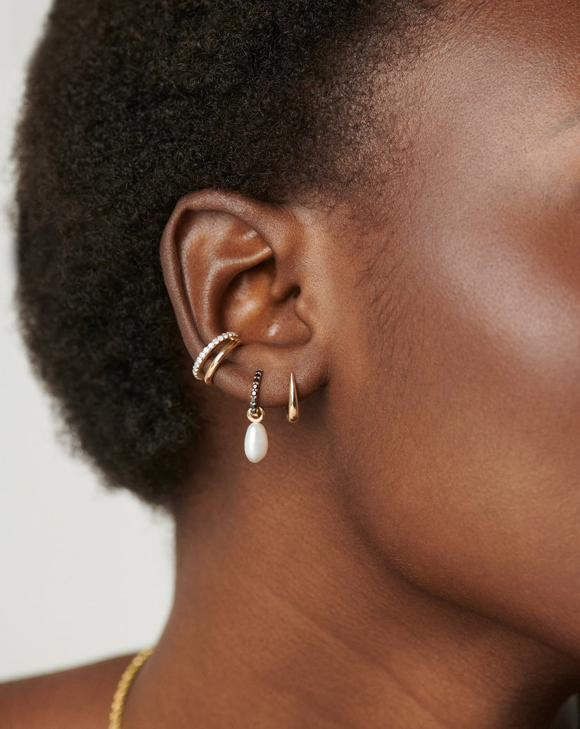 Fine Claw Huggies | 14k Solid Gold | Missoma