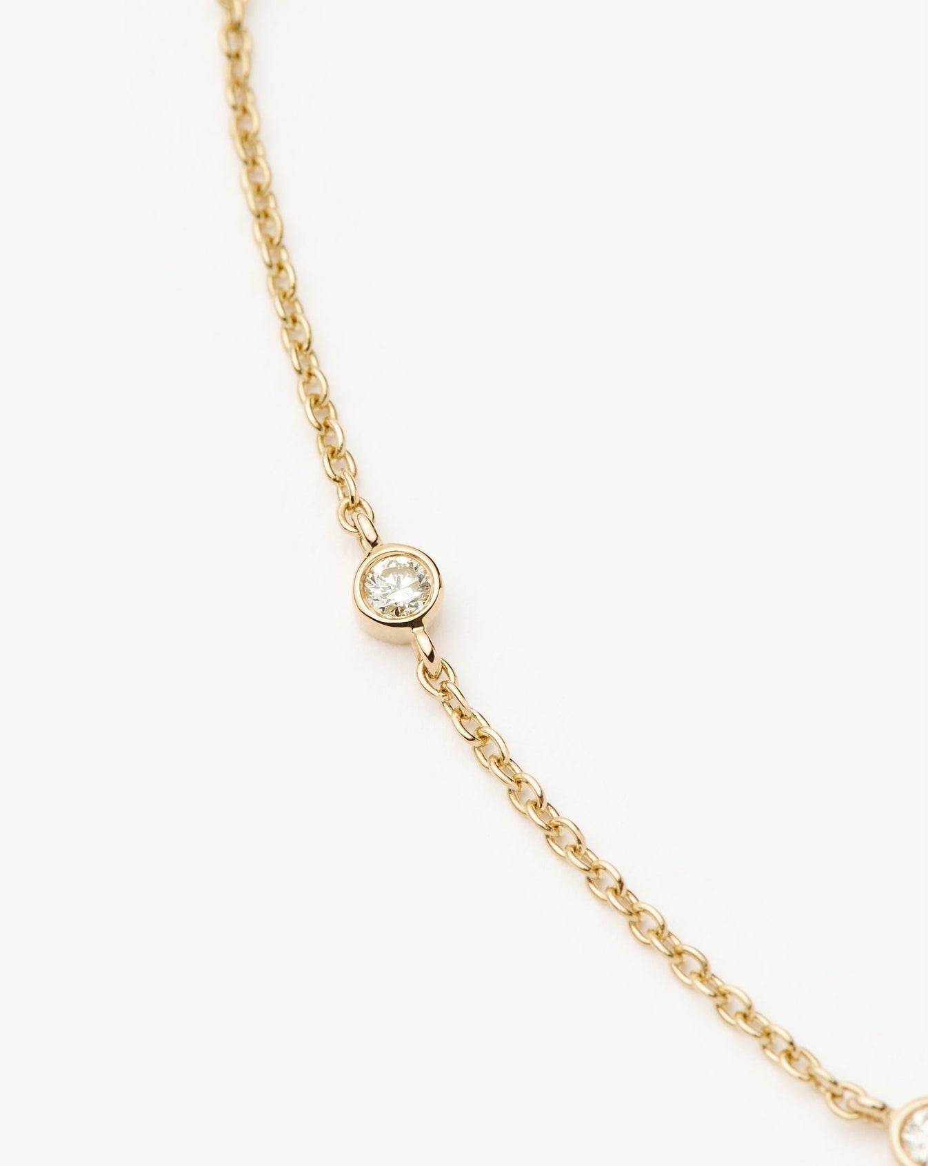 14k Solid Gold Floating Diamond Bracelet | Missoma US