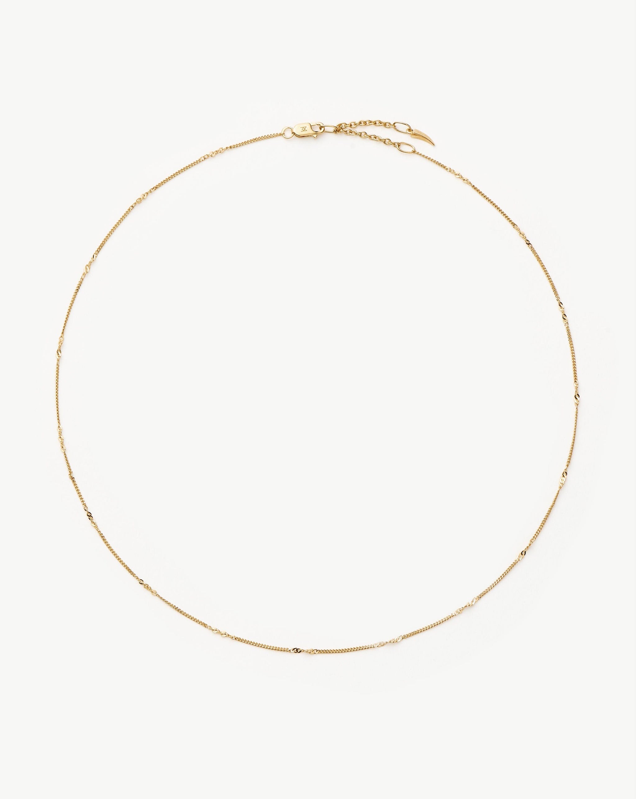 Solid Gold Twisted Curb Chain Choker | Missoma US