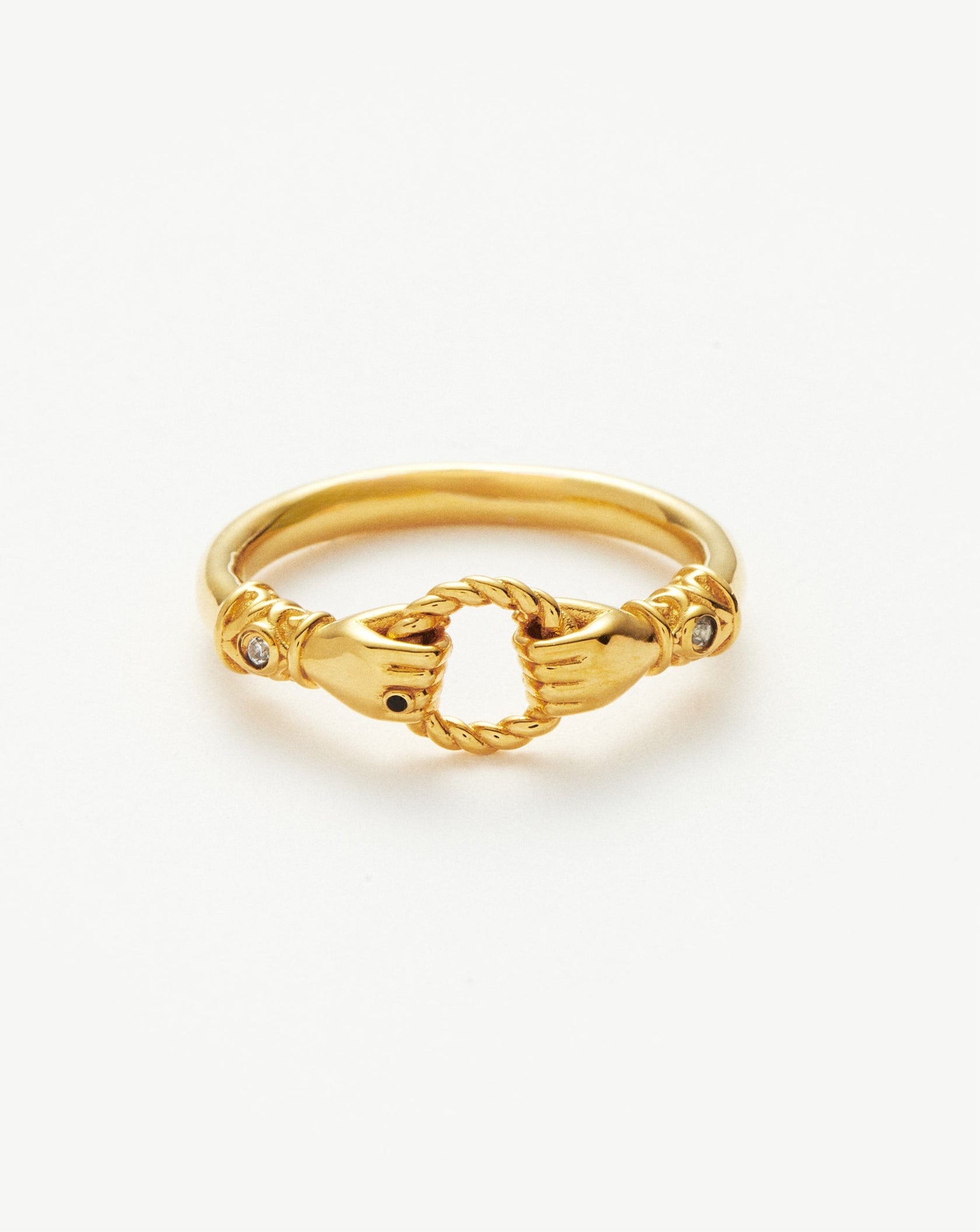 Harris Reed In Good Hands Stacking Ring - Gold | Missoma US