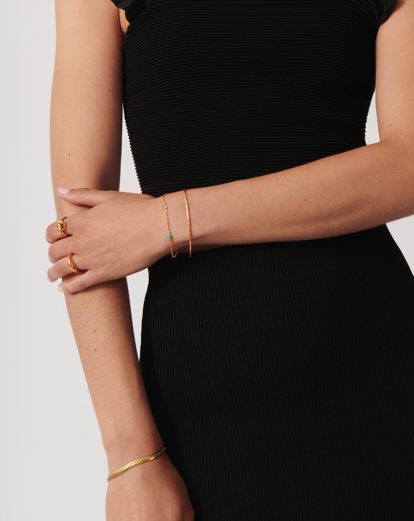 Magma Gemstone Charm Bracelet | 18ct Recycled Gold Vermeil on Recycled ...