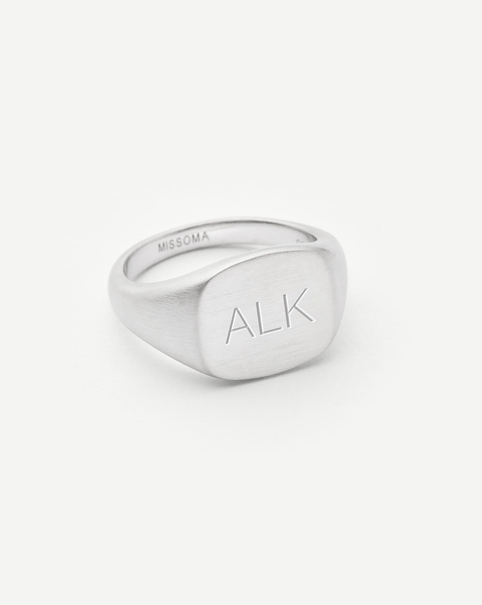 Mens Engravable Signet Ring | Sterling Silver | Missoma US