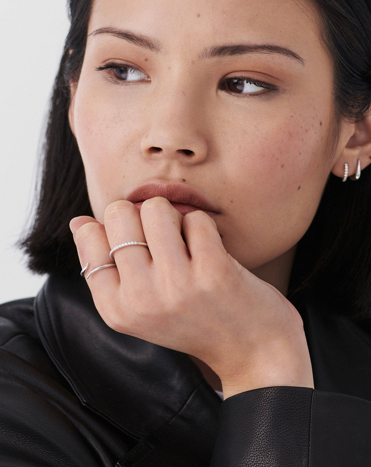 Fine Open Claw Ring | 14k White Gold | Missoma