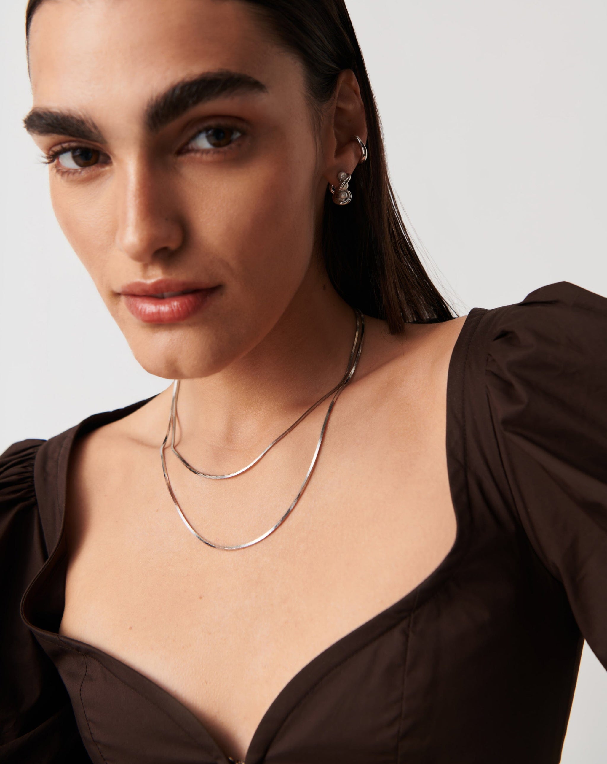 Lucy Williams Medium Square Snake Chain Necklace | Missoma US