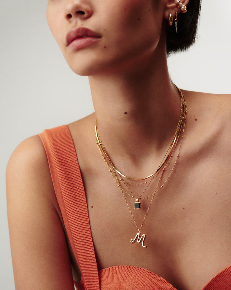 Lucy Williams Short Square Snake Chain Necklace | Missoma