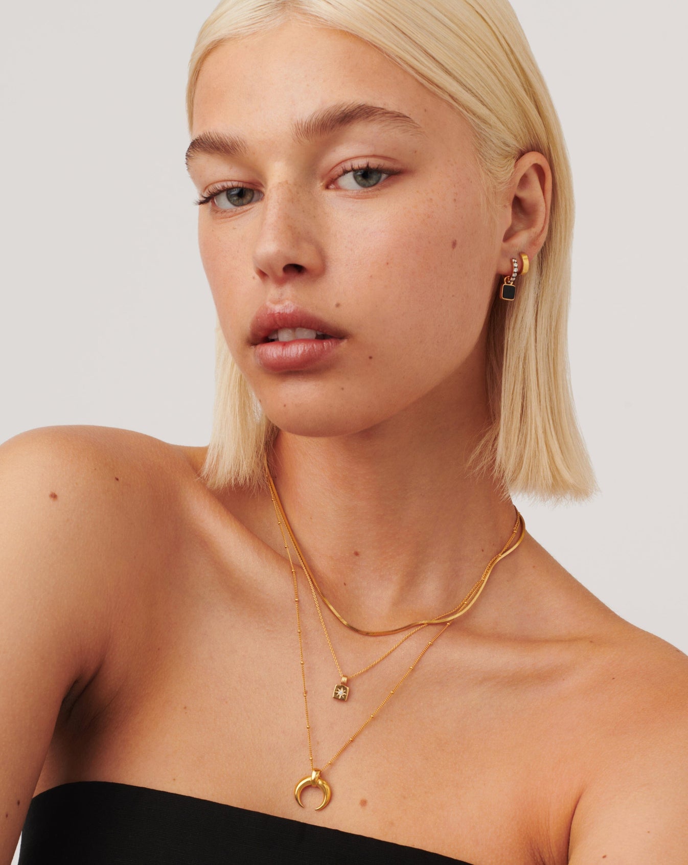 Engravable Star Ridge Pendant Necklace | 18ct Gold Plated Vermeil ...