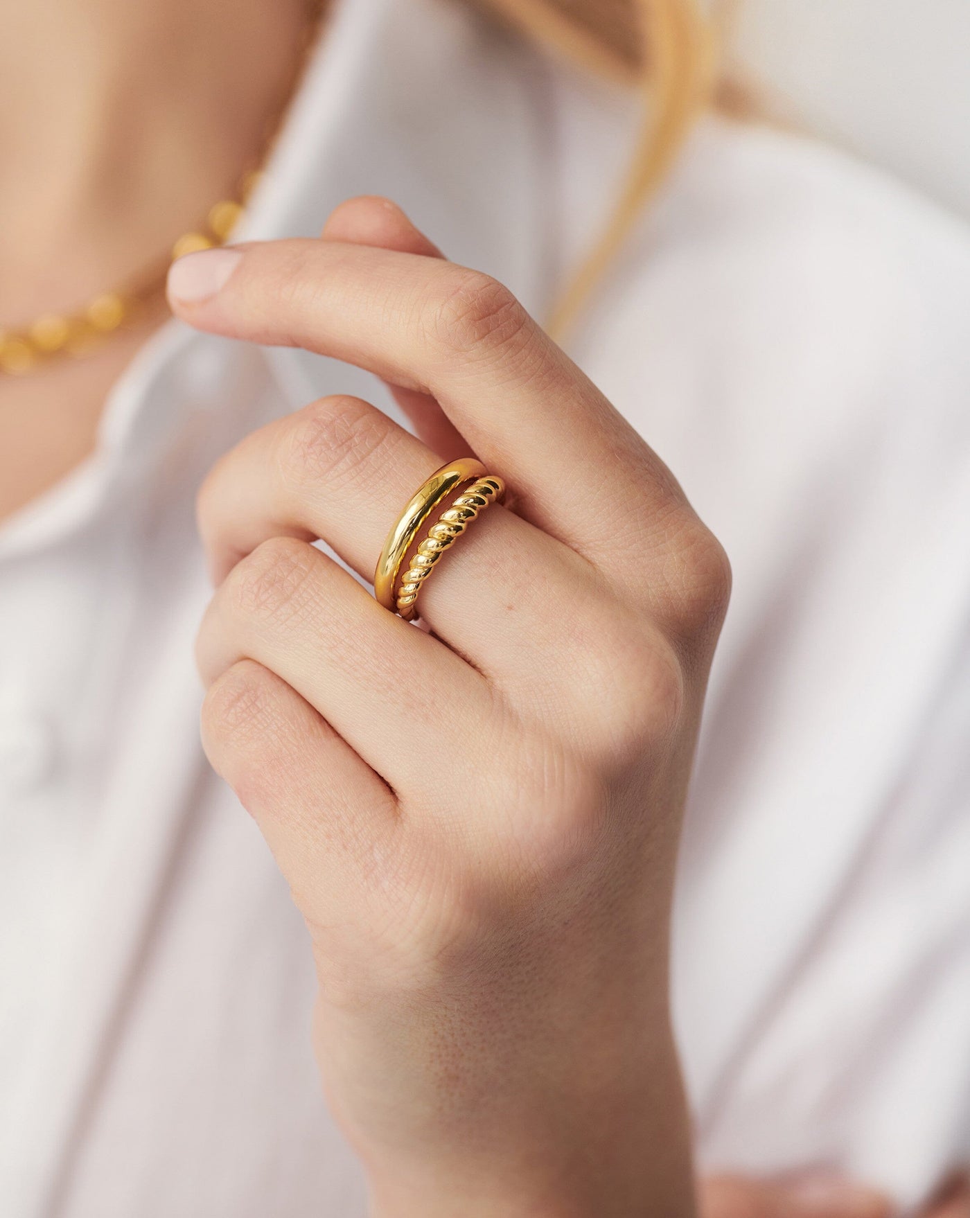 Radial Ring | 18ct Gold Plated Vermeil | Missoma